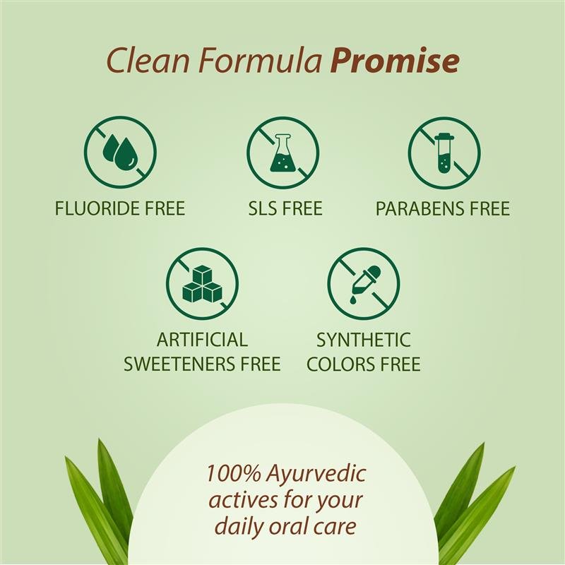 Dr. Aayu Green Triphala Toothpaste | Chemical‑Free Ayurvedic Oral Care ...